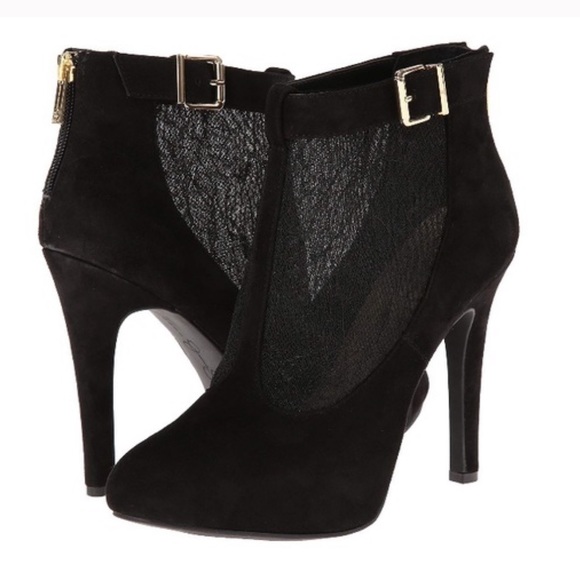 Jessica Simpson | Shoes | Jessica Simpson Shauna Black Lace Boot | Poshmark